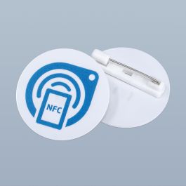 Buy Pre-Printed NFC Pin - NTAG213 - 35 mm Circle - NFC Tag Online ...