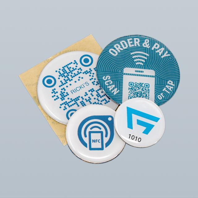 Buy Printed On-Metal NFC Bubble Sticker - NTAG213 Online | GoToTags Store